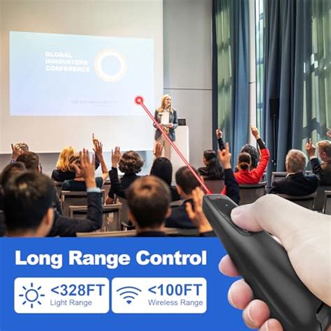 Snapklik Units Presentation Clicker PowerPoint Presenter Remote Laser Pointer Project