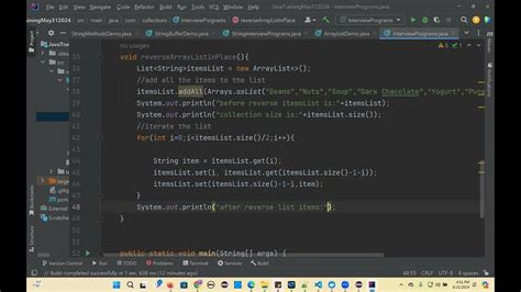 corejava collections list set programs june 21 2024 youtube