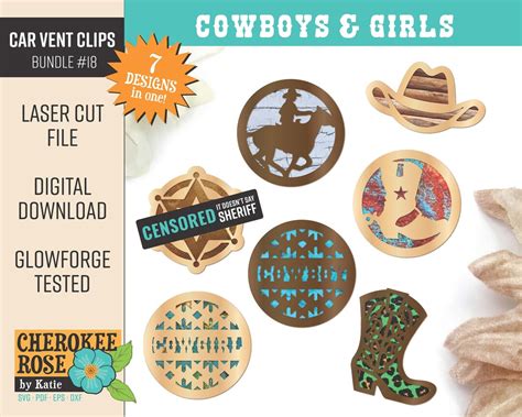 Cowbabe Cowgirl Vent Clip Diffusers Cowbabe Boot Cowbabe Hat Freshie Badass Svg Digital