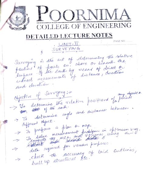 Surveying Notes Pdf Surveying Notes Pdf