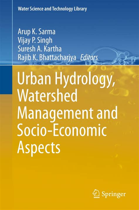 Urban Hydrology Watershed Management And Socio Economic Aspects