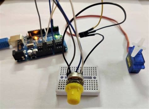 Arduino Servo Control Using Potentiometer Techatronic