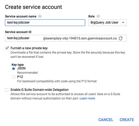 Google Cloud Platform BigQuery Node Js API Permission Bug Stack Overflow