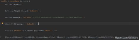 pattern的用法 pattern注解怎么用 csdn博客
