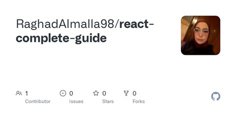 GitHub RaghadAlmalla React Complete Guide