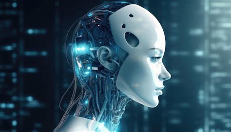 premium ai image hightech humanoid robot