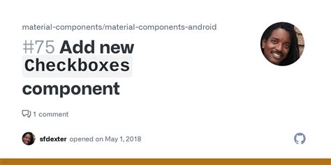 Add New Checkboxes Component Issue Material Components