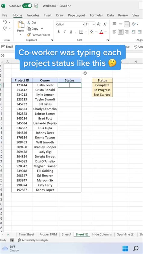 Excel Dictionary ☕️ On Twitter How To Create A Drop Down Menu In