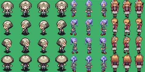 Rpg Character Sprite Sheet Generator Pixel Art Games Rpg Mak