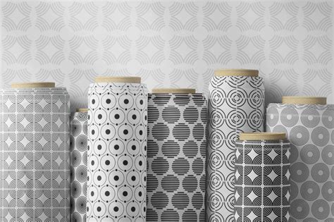 10 Seamless Circles Vector Patterns