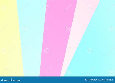 Abstract Pastel Coloured Paper Texture Background Minimal Geometric Shapes And Lines In Pastel