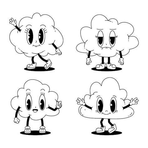 336 Free Black And White Cartoon Illustrations Yagb