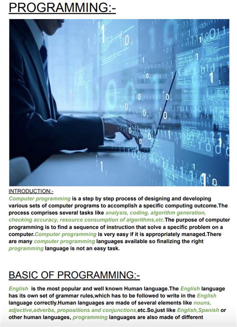 Basic Concepts Of Programming NoteXchange