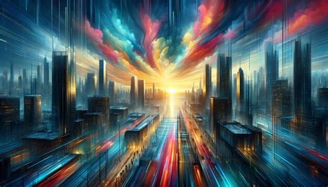 Capturing Urban Energy Vibrant Landscapes In Photography And Painting