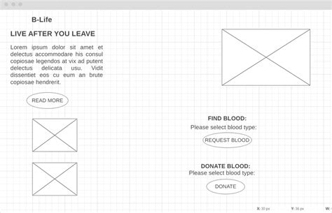 Wireframe Design Of Web Application Download Scientific Diagram