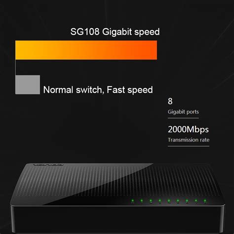 Купить тенда Sg108 8 порты и разъёмы гигабитный настольный интерфейс Ethernet коммутатор 10 100