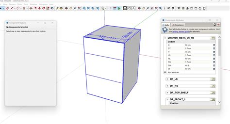 Components Options Window Is Blank Dynamic Components SketchUp Community