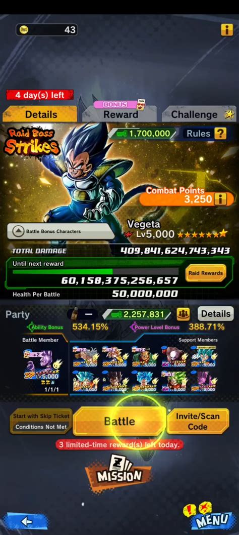 The Raids Are Broken For Me Anyone Else Got The Same R Dragonballlegends