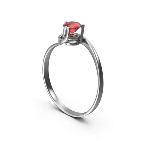Solitaire Ruby Ring 3d Object 2377845451 Shutterstock