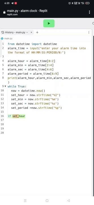 Create Alarm Clock In Python Coding Html Alarm Techworld Youtube