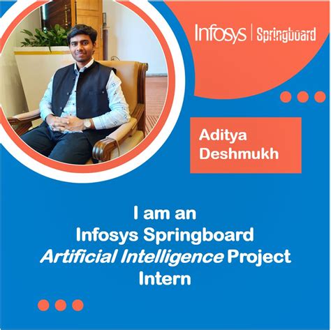 aditya deshmukh on linkedin infosysspringboard aiintern