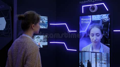 Facial Recognition System Concept Personal Face Identification Software Stock Video Video Of