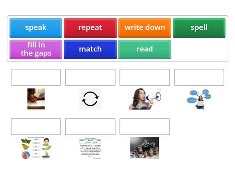 extra practice lesson 1 task 2 match up