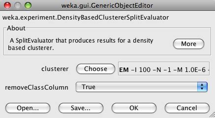 Running An Experiment Using Clusterers Weka Wiki