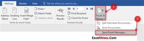 How To Send Bulk Emails From Excel Excel Wizard