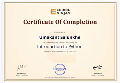 Umakant Salunkhe On Linkedin Python Codingninjas Share Coding