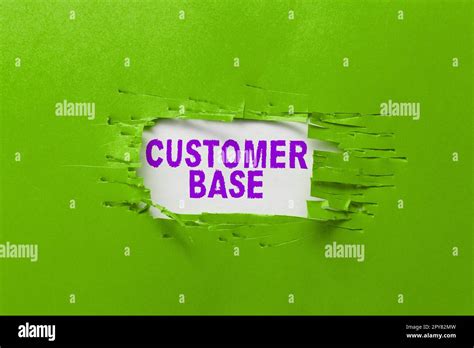 Sign Displaying Customer Base Internet Concept Encourage Customers To