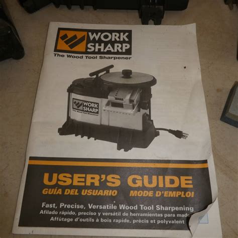 Lot 95 Work Sharp Wood Tool Sharpener Craftsman Blade Sharpener