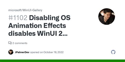 disabling os animation effects disables winui 2 gallery s animation