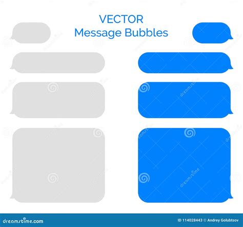 Message Bubbles Chat Vector Icons Vector Deign Template Of Message Bubbles Chat Boxes