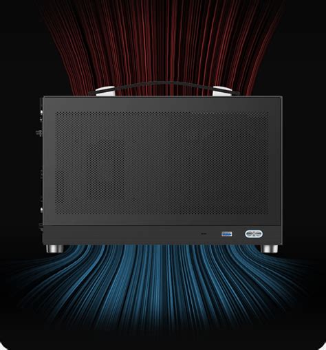 빛나는 S300 흑백 초소형 섀시 휴대용 Itx 휴대용 Typecmini 데스크탑 컴퓨터 메인 박스 빛나는 뱀