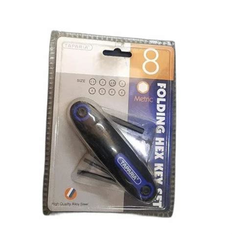 Taparia Alloy Steel Folding Hex Key Set Size 4 Inch At Rs 350packet In Ludhiana