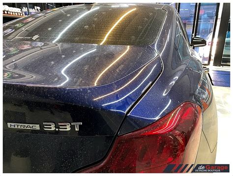 제네시스 G70 로얄 블루 신차 코팅 신차는 폴리싱 없이 코팅을 해도 된다 네이버 블로그