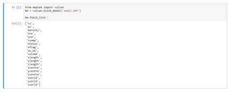 Block Model Manipulation