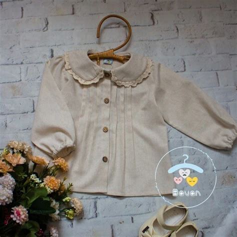 خرید و قیمت شومیز دخترونه جنس لینن نچرال بسیار با کیفیت مناسب 1 تا 8