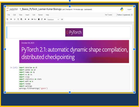 Python4Analytics Fundamentals Of PyTorch For DeepLearning
