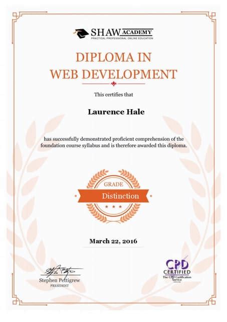 Diploma In Web Dev Pdf