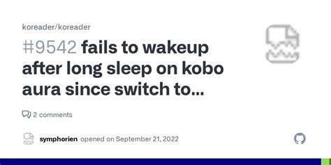Fails To Wakeup After Long Sleep On Kobo Aura Since Switch To Nightly
