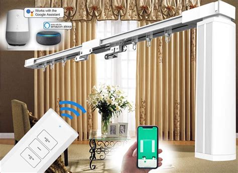 Buy SimpleSmart Remote Control Electric Curtain Tracks 3M 119