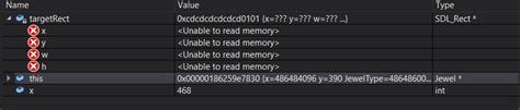 access violation reading location 0xdddddddd general and gameplay