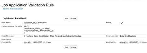 Salesforce Checkbox Validation Rule With Real Time Examples