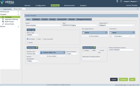 Creating An Mve Integrated With Versa Secure Sd Wan Megaport