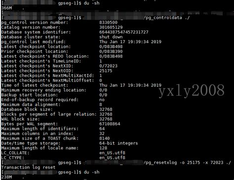Greenplum集群某台机器磁盘占用100处理方式 Yxly2008 博客园