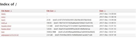 增强nginx的autoindex功能文件排序，文件md5值 Calm的个人blog