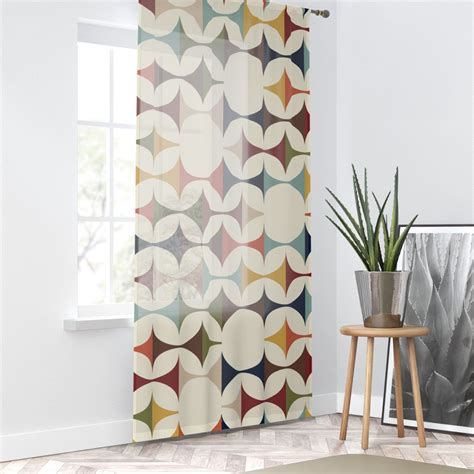 Mid Century Modern Sheer Curtains