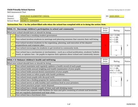 Cfss Self Rating 2023 2024pdf